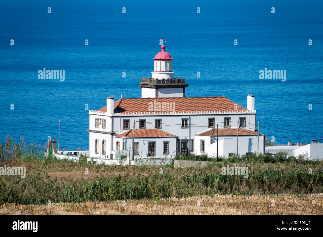 Lighthouse ginetes sao miguel azores hi-res stock photography and ...