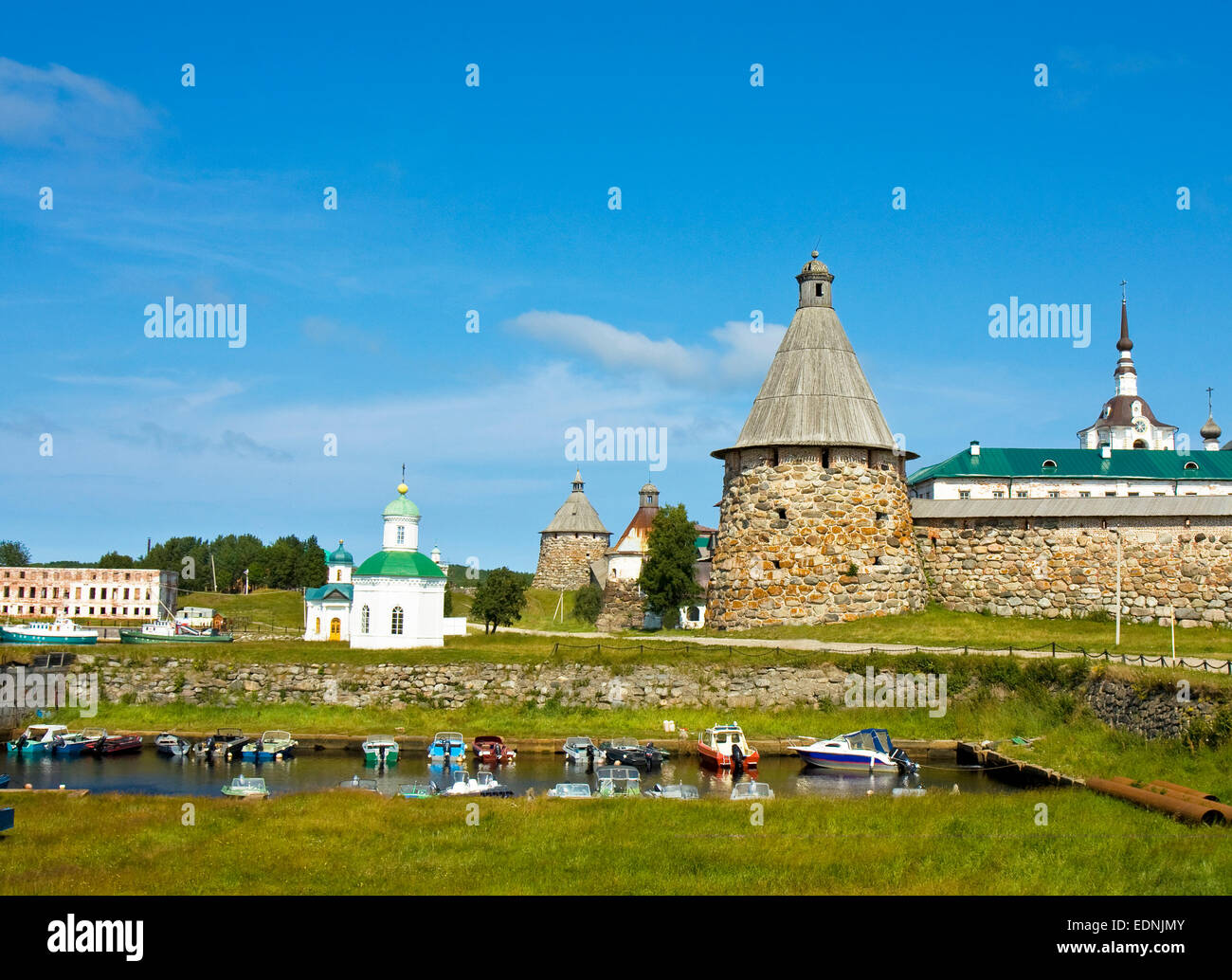 Transfiguration of Jesus Christ Savior monastery on Solovki islands ...