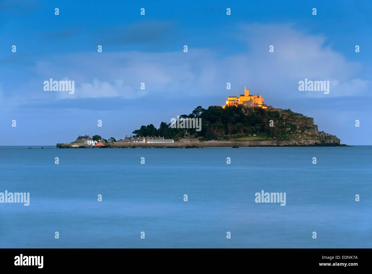 St Michael's Mount; Evening; Cornwall; UK Stock Photo - Alamy