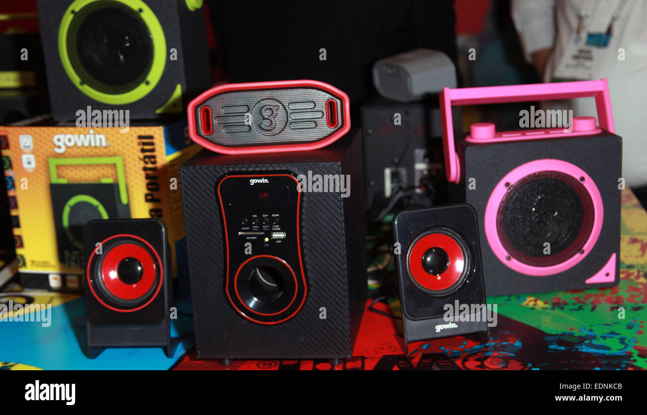 Las Vegas, Nevada, USA. 8th Jan, 2015. Mexican electronic maker GOWIN ...