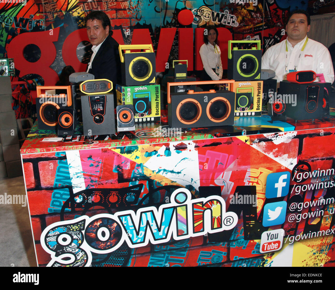 Las Vegas, Nevada, USA. 8th Jan, 2015. Mexican electronic maker GOWIN ...