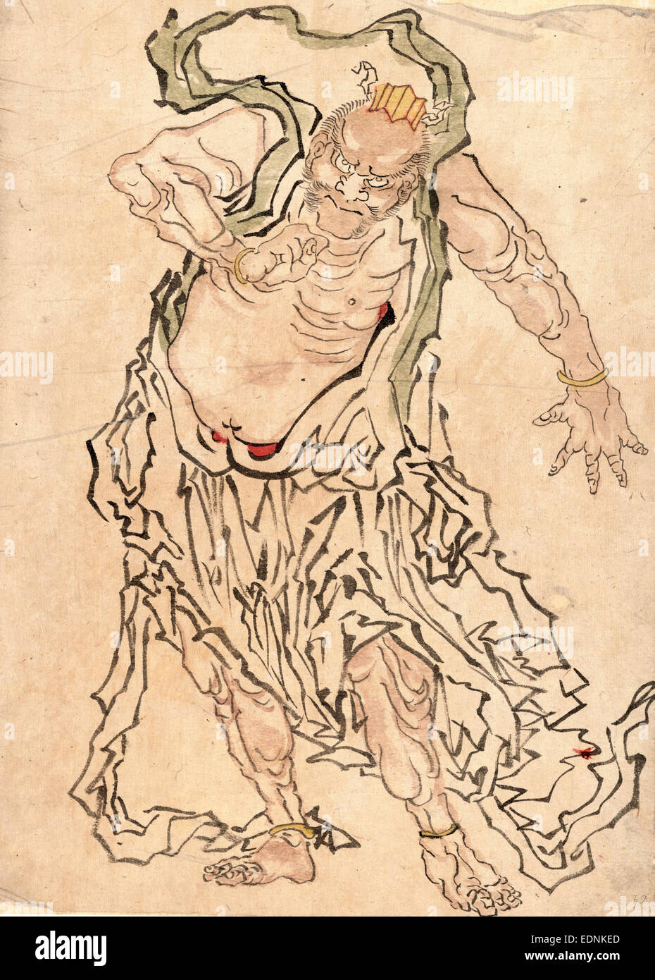 Niozo [ungyo], Buddhist gate guardian Ungyo., [between 1804 and 1844 ...