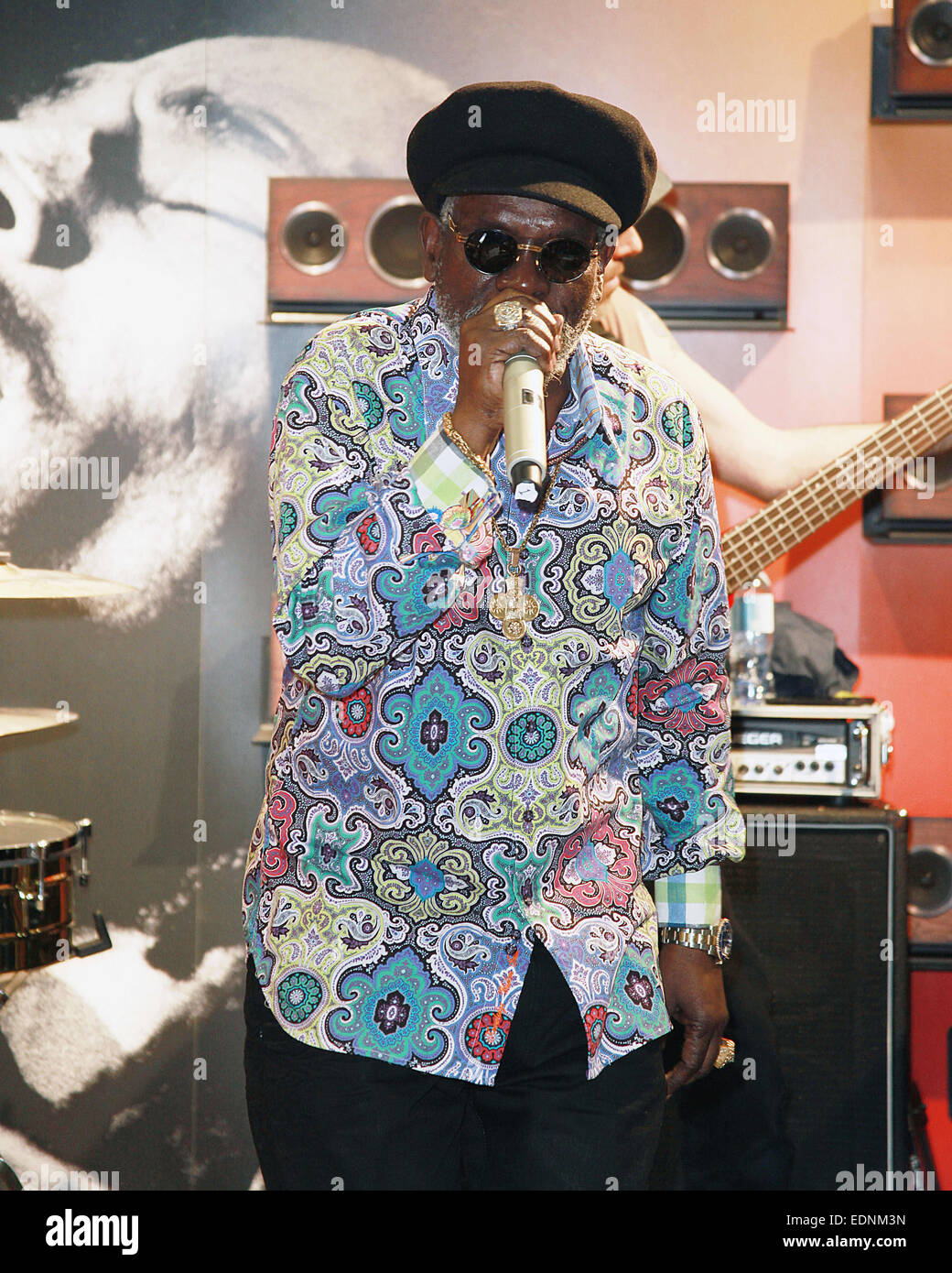 Las Vegas, Nevada, USA. 8th Jan, 2015. Reggae singer Johnny Osbourne ...