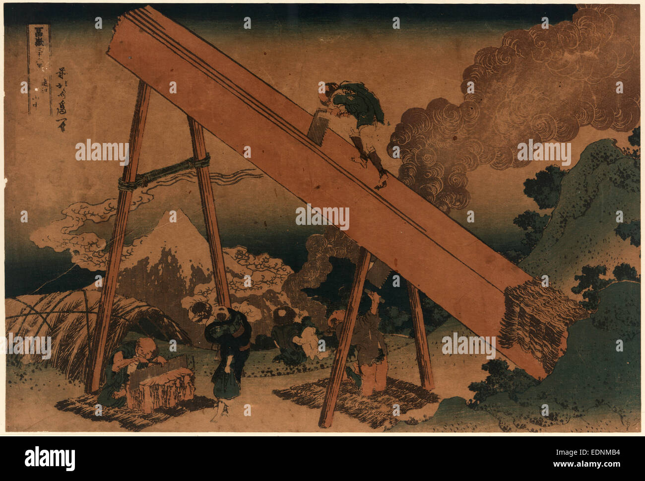 Totomi sanchu, In the Totomi Mountains., Katsushika, Hokusai, 1760-1849 ...