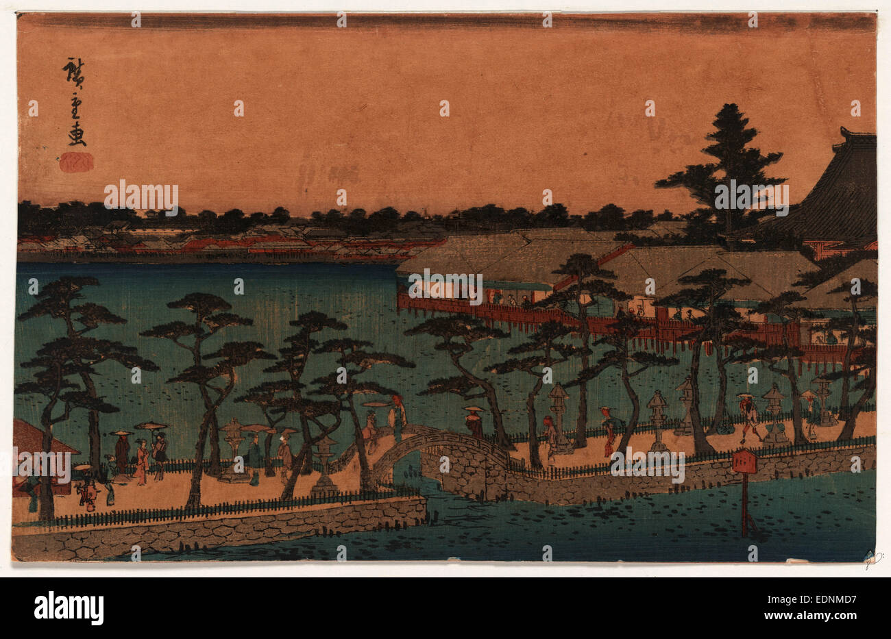 Shinobazu no ike, Shinobazu pond., Ando, Hiroshige, 1797-1858, artist ...
