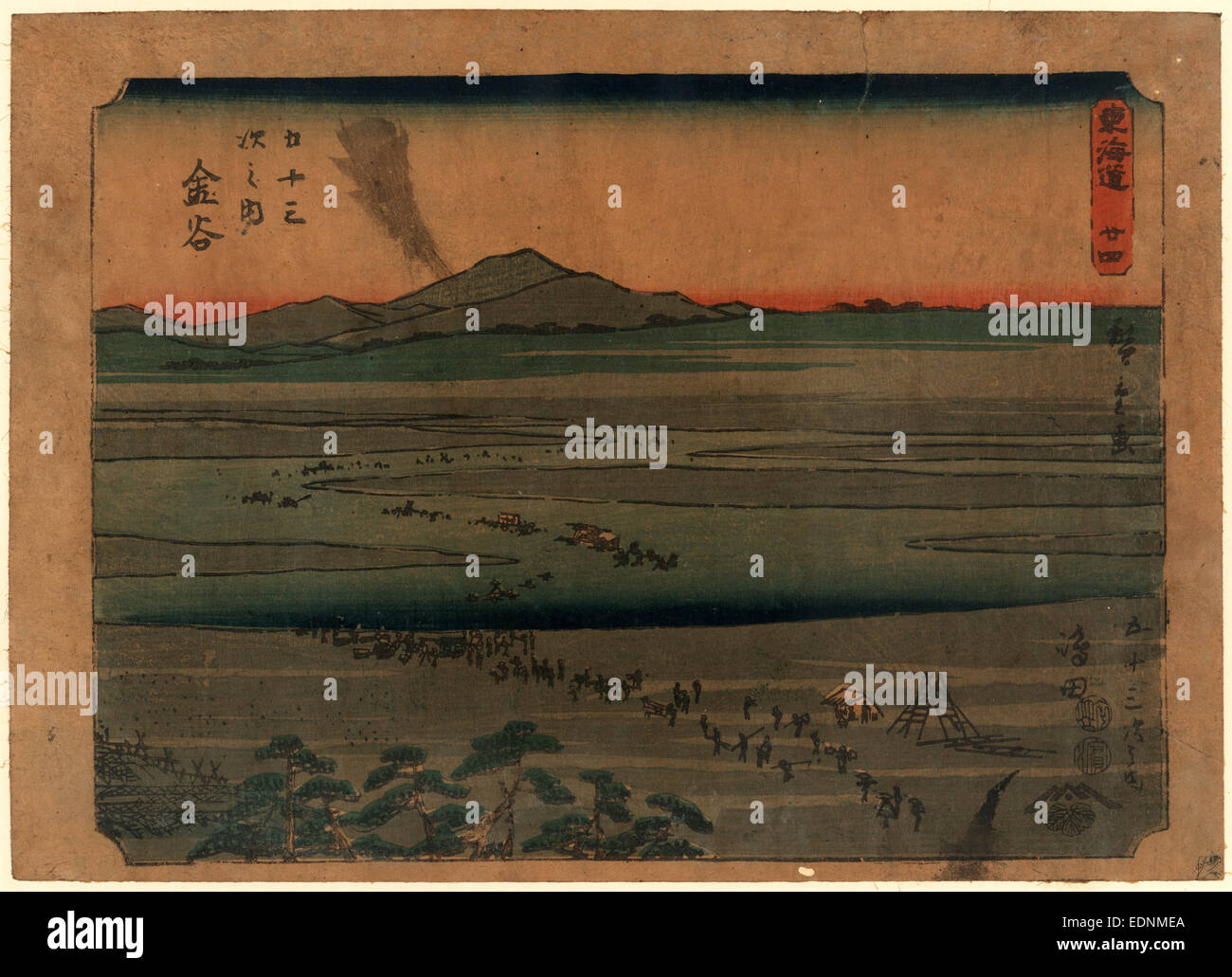 Shimada kanaya, Ando, Hiroshige, 1797-1858, artist, [between 1848 and ...