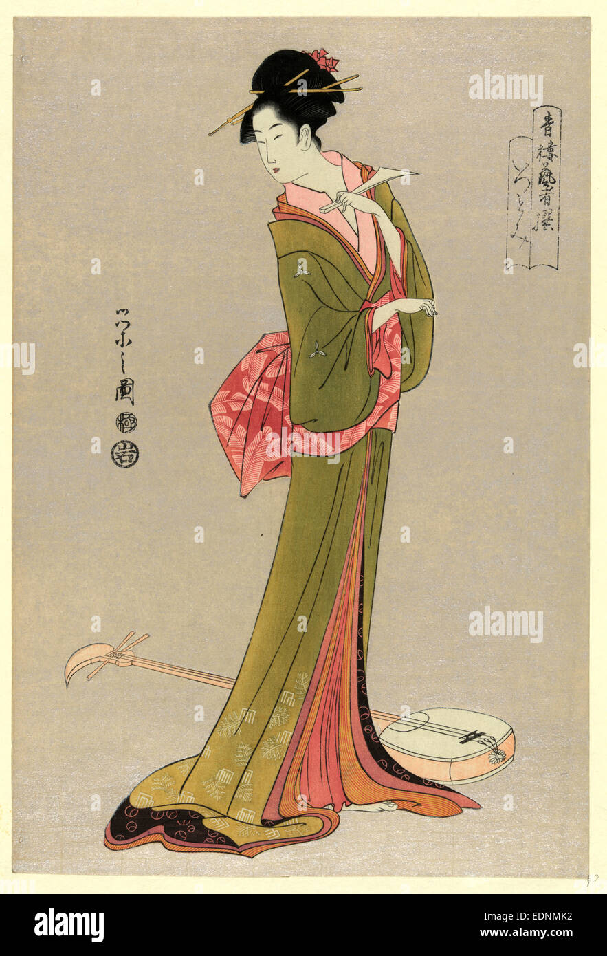 Itsutomi, Hosoda, Eishi, 1756-1829, artist, [1793, printed later], 1 ...