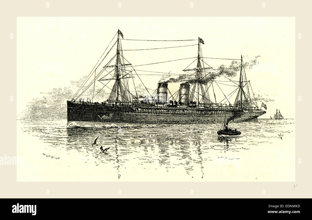 Umbria steamship hi-res stock photography and images - Alamy