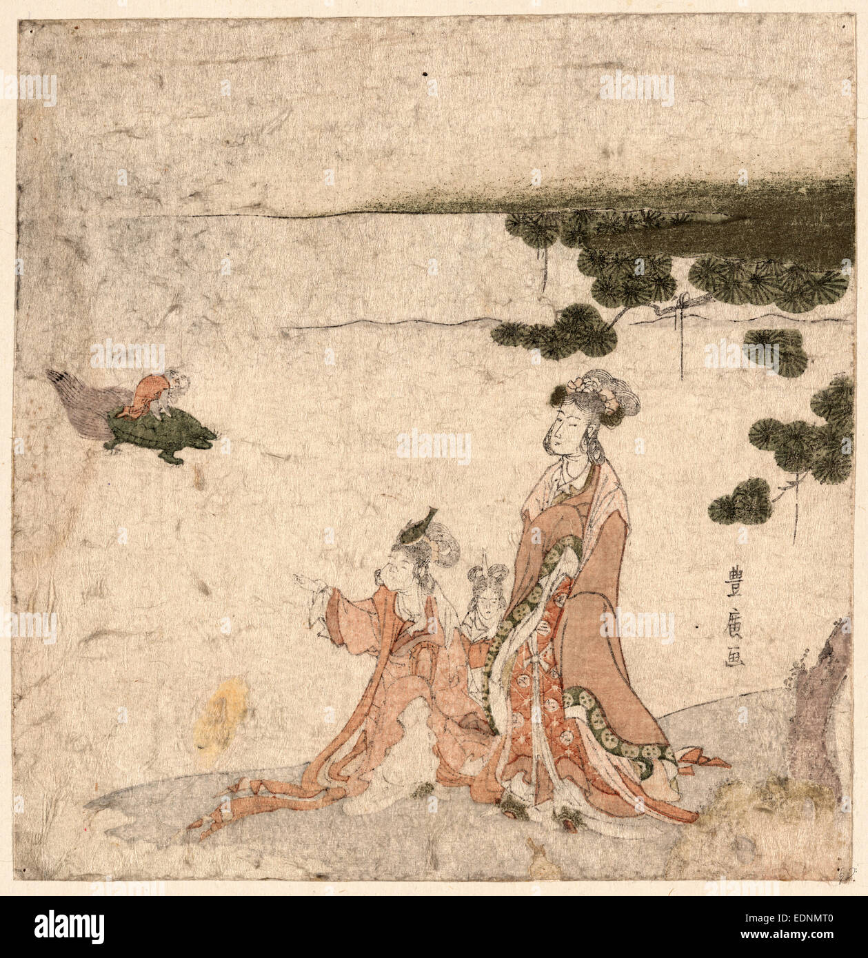 Saru no ikigimo, Tale of the monkey's liver., Utagawa, Toyohiro, 1773 ...