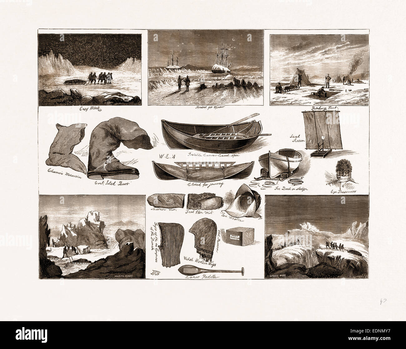 THE ARCTIC EXPEDITION: APPARATUS, ETC., TO BE USED BY THE EXPLORERS ...