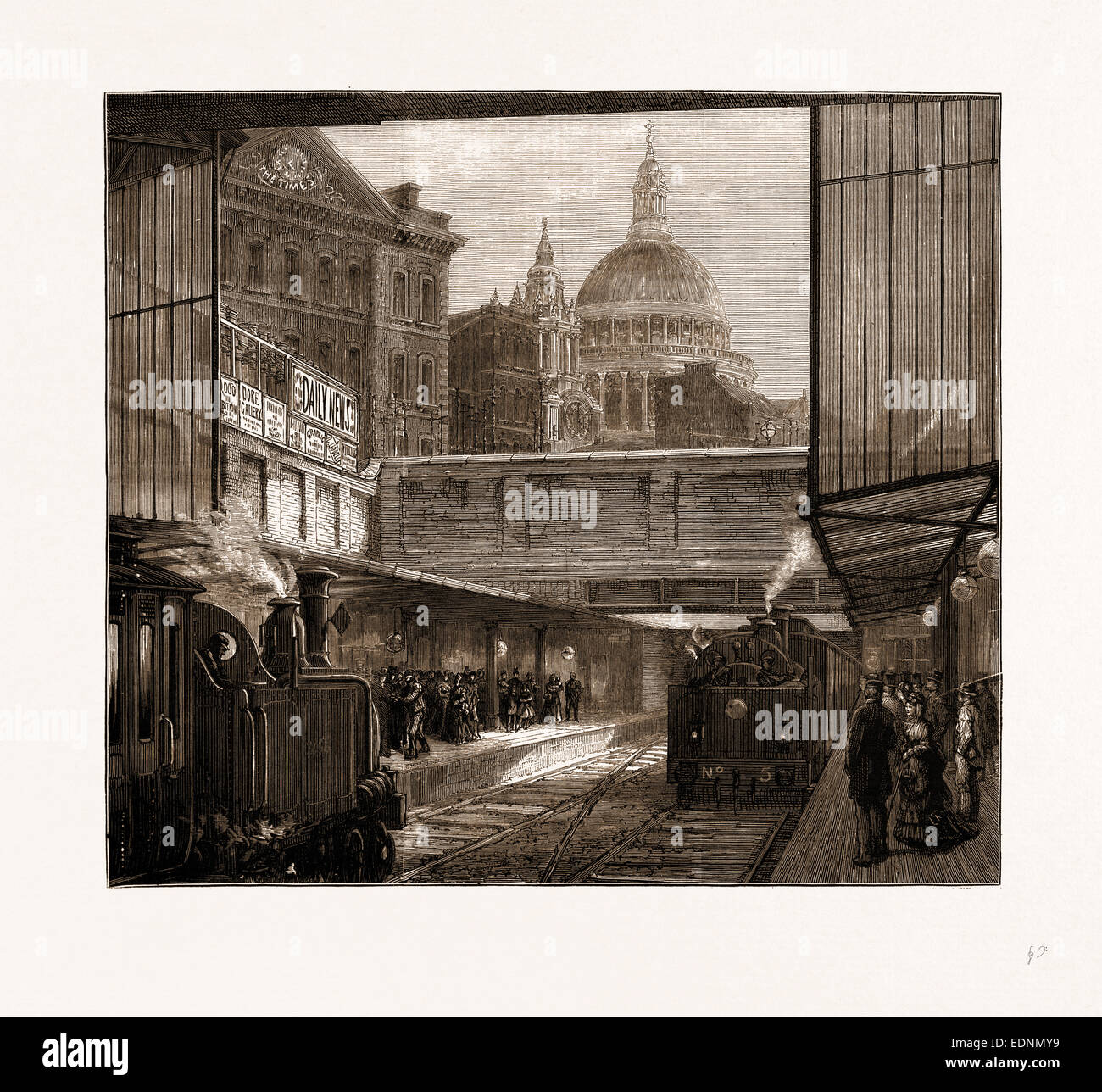 Victorian london underground hi-res stock photography and images - Alamy