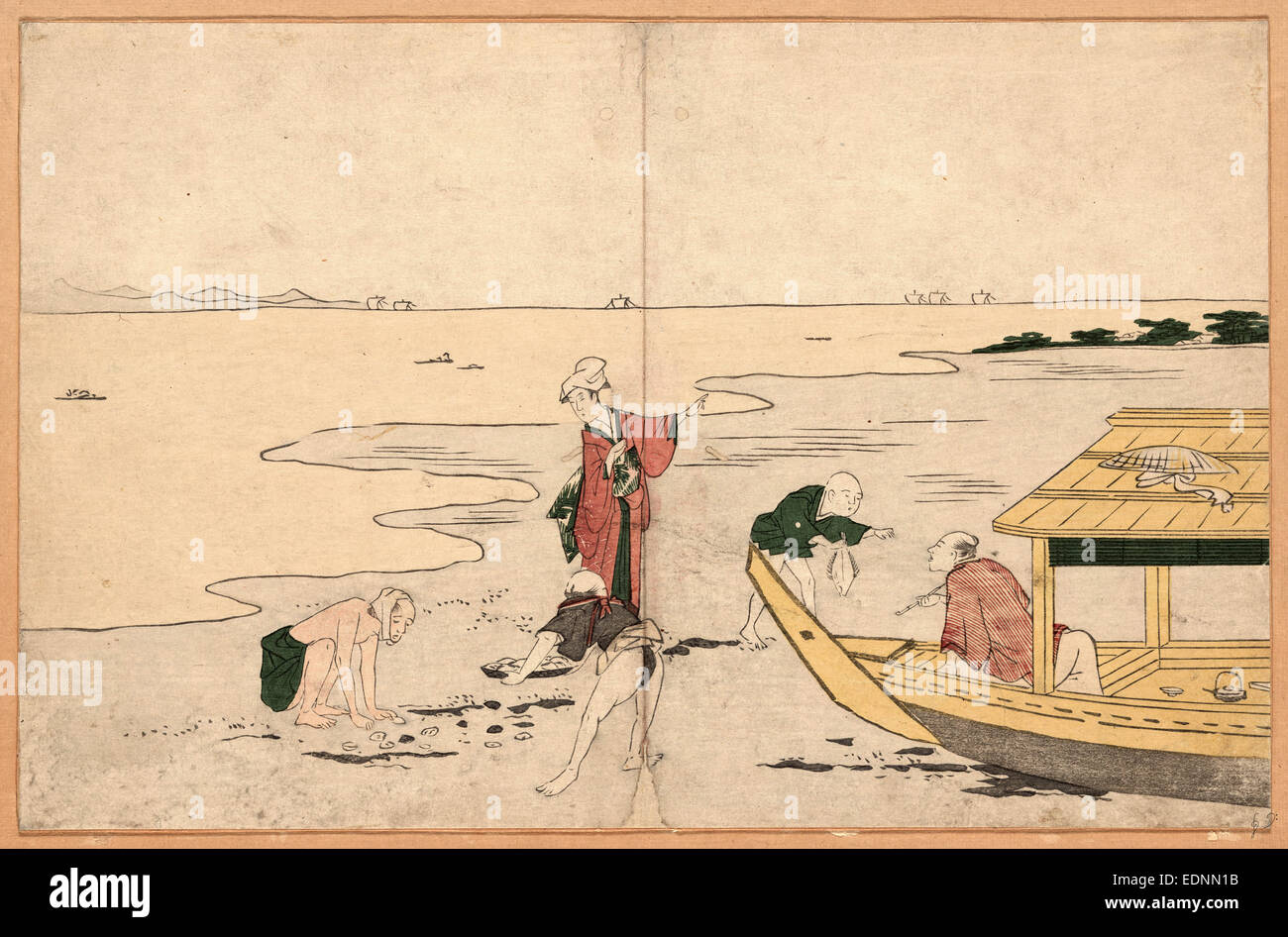 Gathering clams hi-res stock photography and images - Alamy