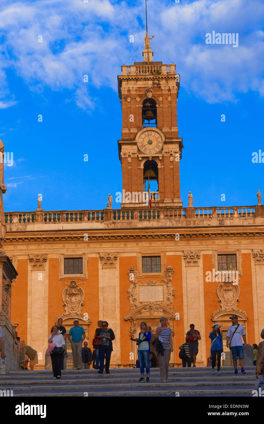 Capitoline hill, Cordonata stair, Campidoglio square, Piazza del ...