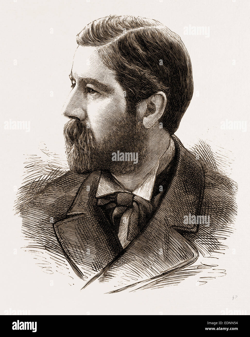 MR. STUART RENDEL (MOVER IN THE HOUSE OF COMMONS), 1881 Stock Photo - Alamy