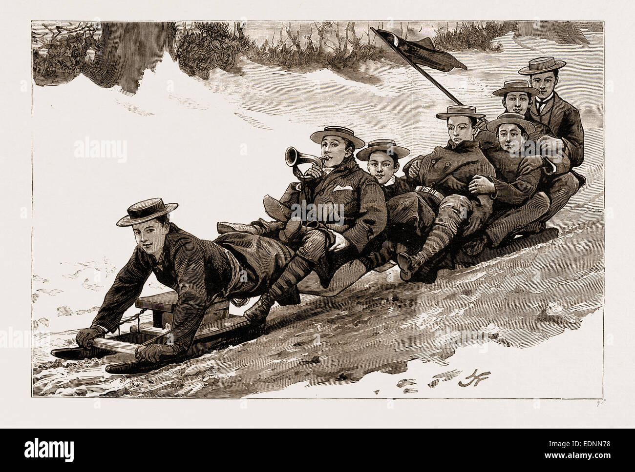 Victorian sleigh hi-res stock photography and images - Alamy