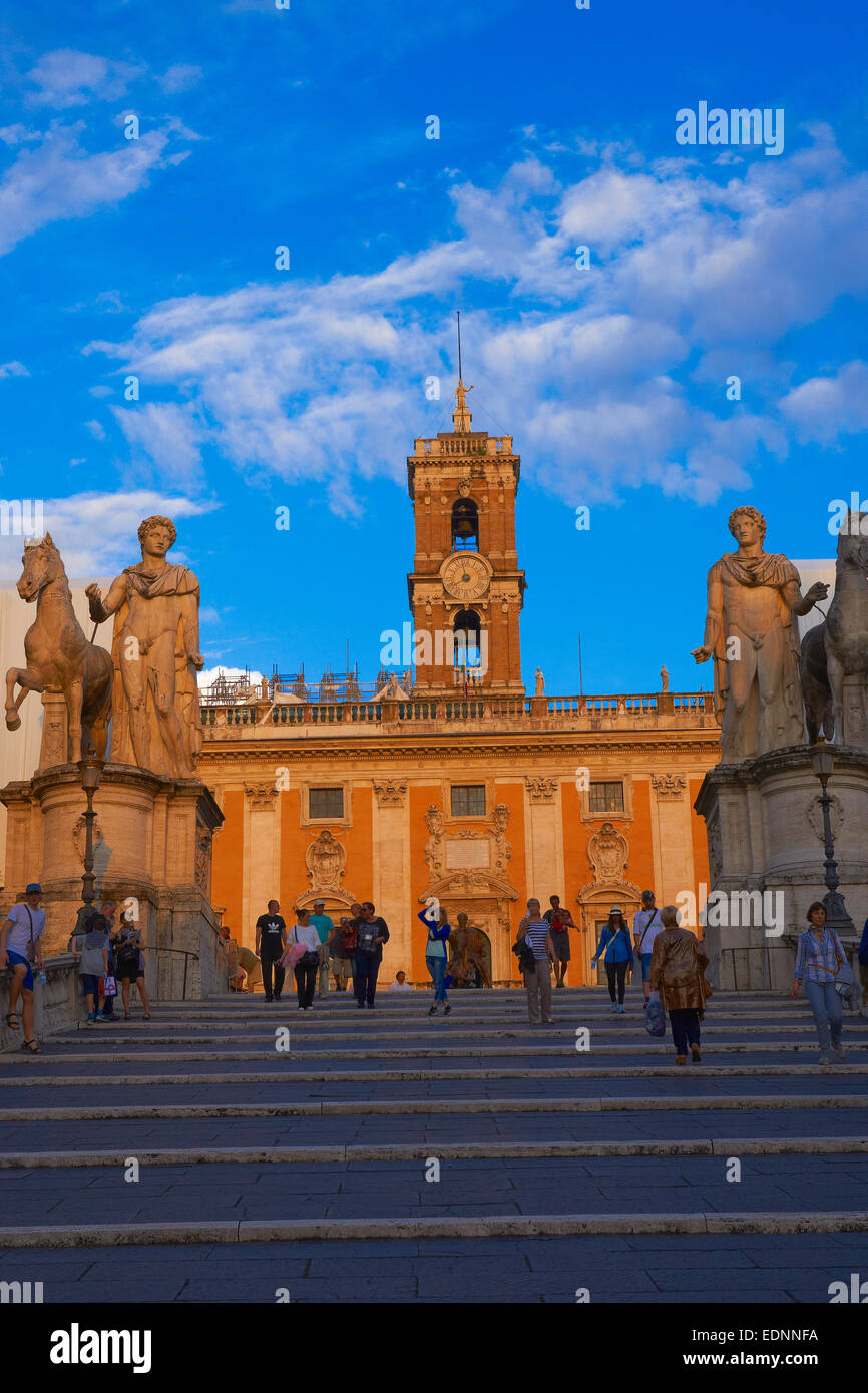 Capitoline hill, Cordonata stair, Campidoglio square, Piazza del ...