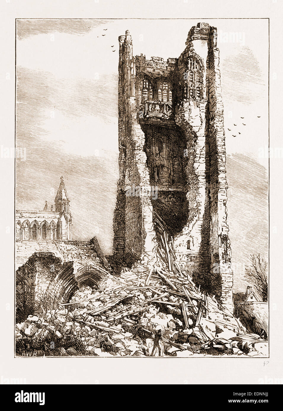 Ruins of st johns chester hi-res stock photography and images - Alamy