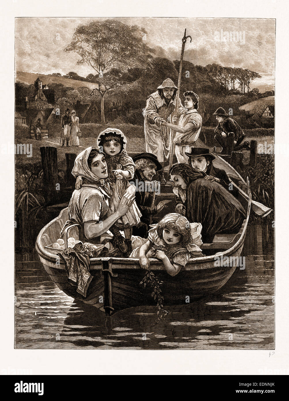 WEAL AND WOE, FROM THE PAINTING BY CHARLES GREGORY, EXHIBITED AT THE ...