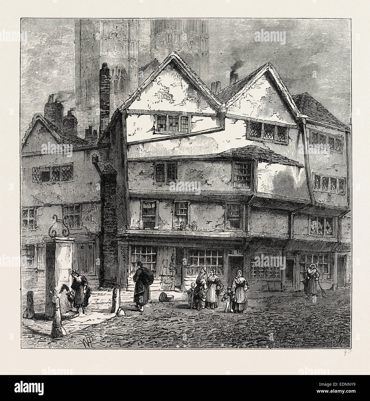 THIEVING LANE 1808, London, UK, 19th century engraving Stock Photo - Alamy
