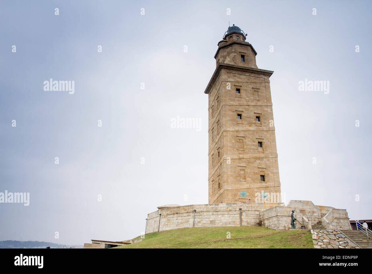 Tower of Hercules in A Coruña, Galicia, Spain Stock Photo - Alamy