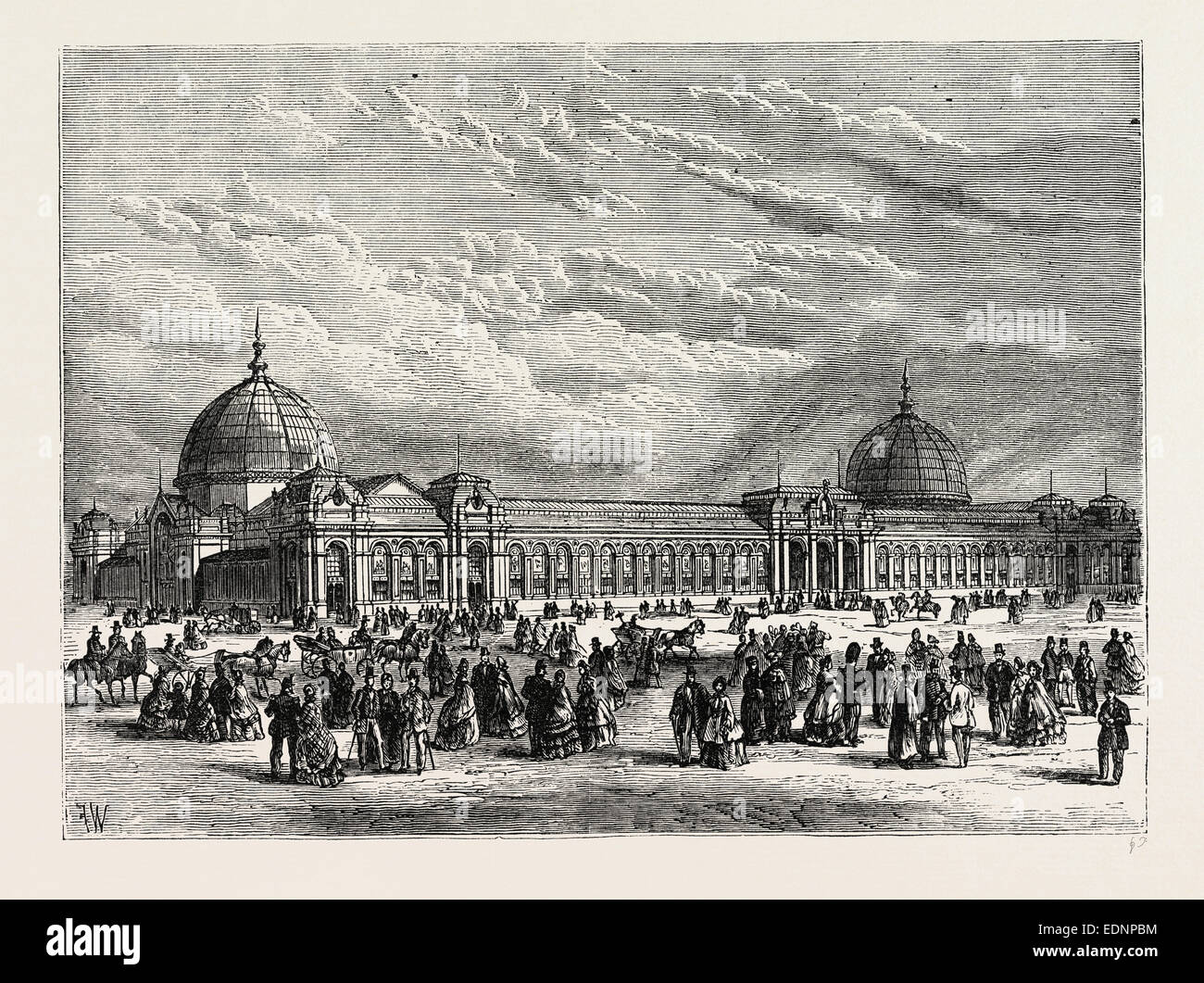 EXHIBITION OF 1862. London, UK, 19th century Stock Photo - Alamy