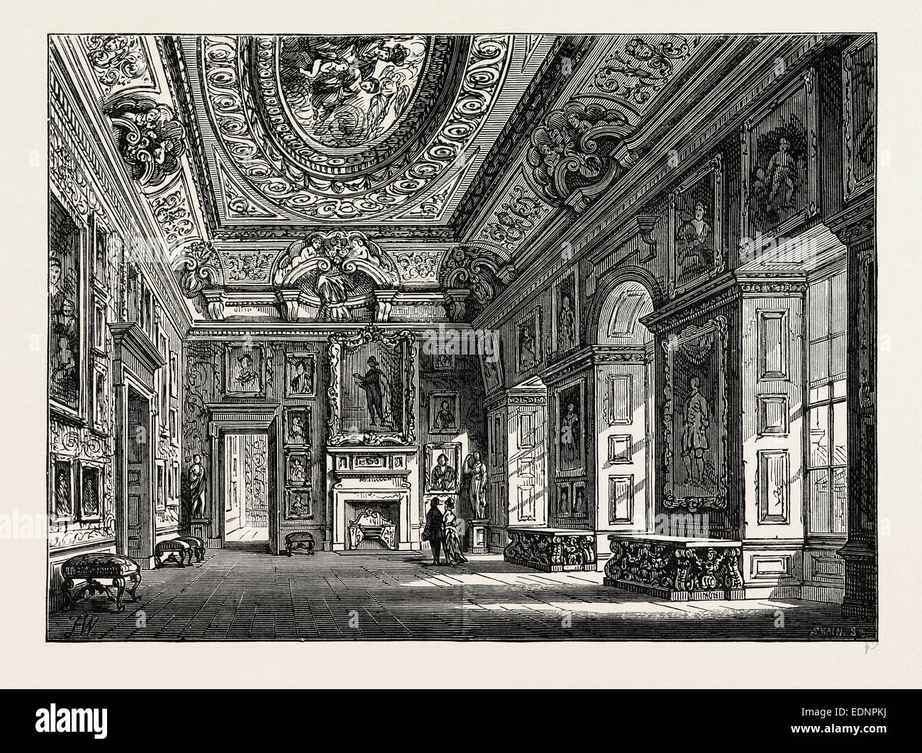 Queen drawing room hi-res stock photography and images - Alamy