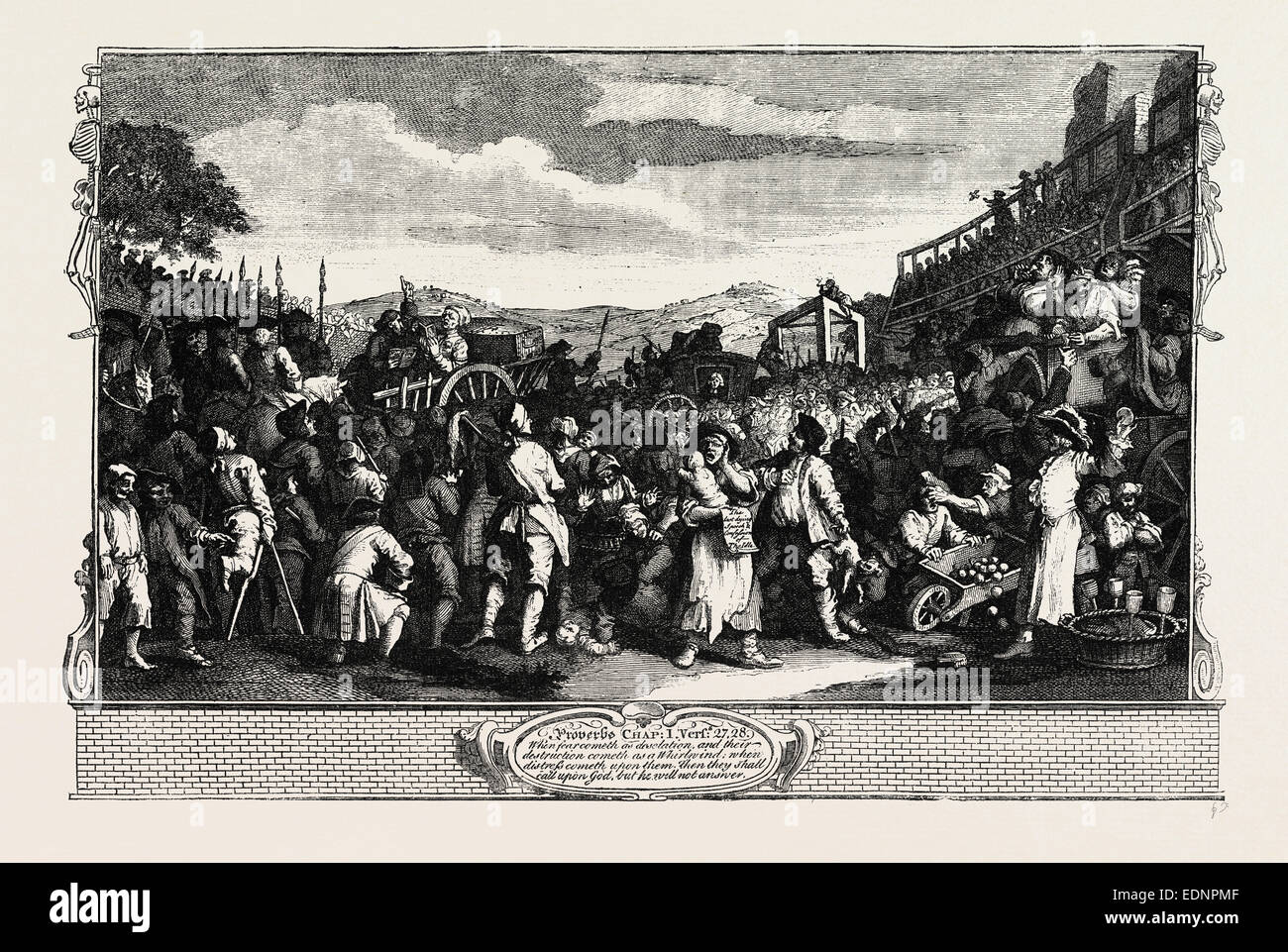 THE IDLE APPRENTICE EXECUTED AT TYBURN. London, UK, 19th century ...