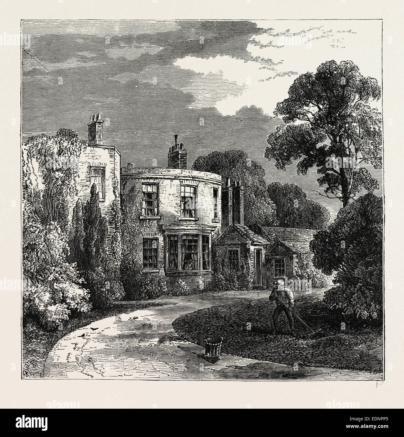 CREMORNE FARM, 1829. London, UK, 19th century engraving Stock Photo - Alamy