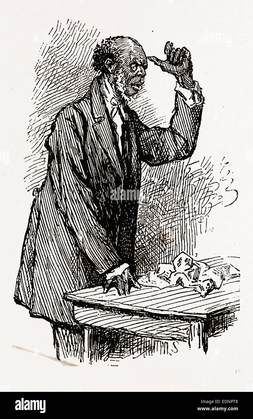 GEORGIA, " DAR, NOW I HAD A THOUGHT.", 1880, 19th century engraving ...