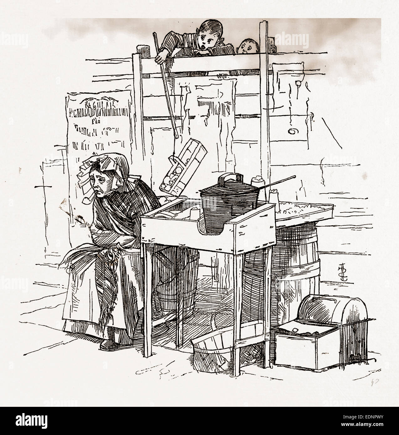 OF INTEREST TO FARMERS, 1880, 19th century engraving, USA, America ...