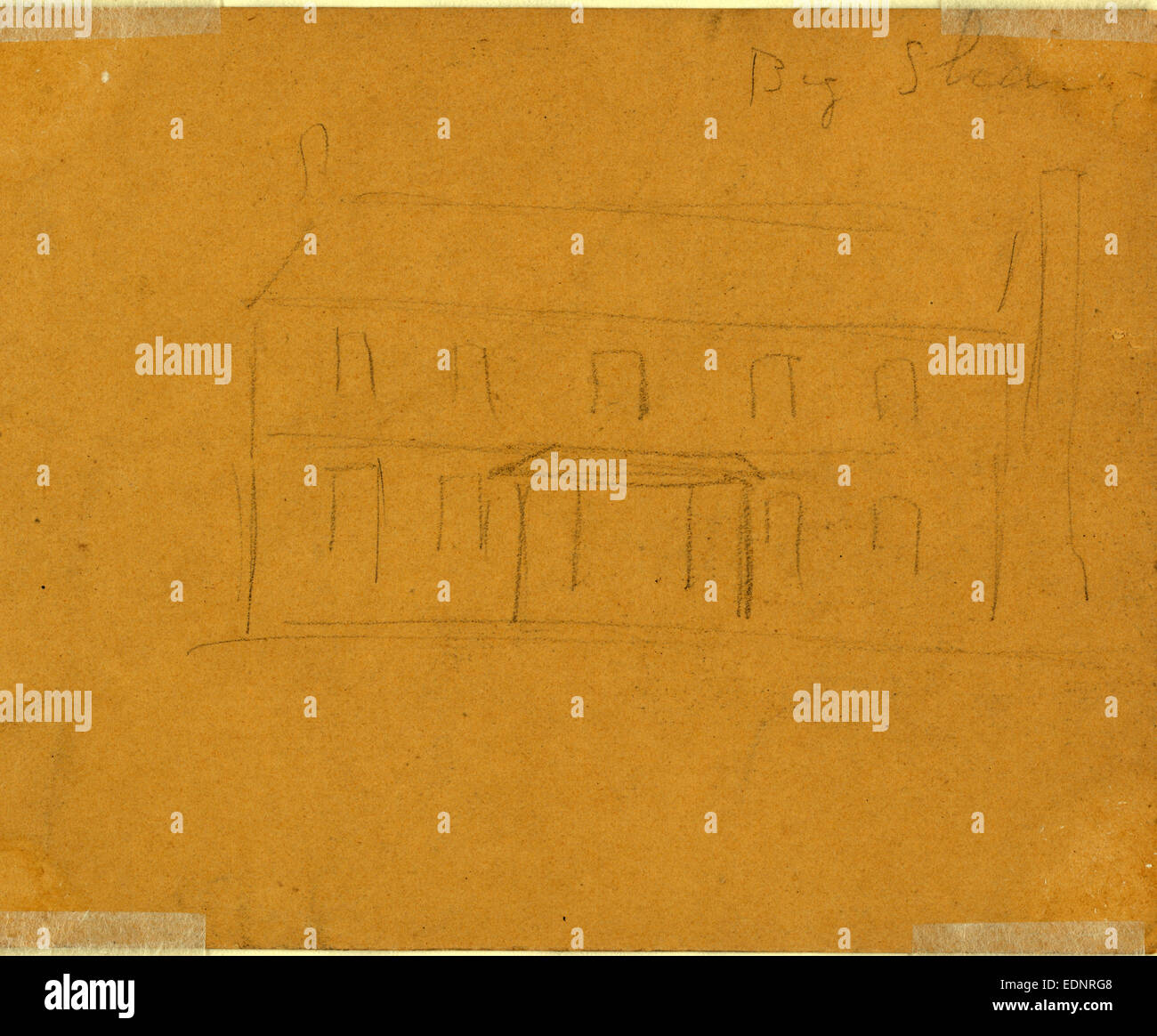 Big Shanty, 1864 June-July, drawing, 1862-1865, by Alfred R Waud, 1828 ...