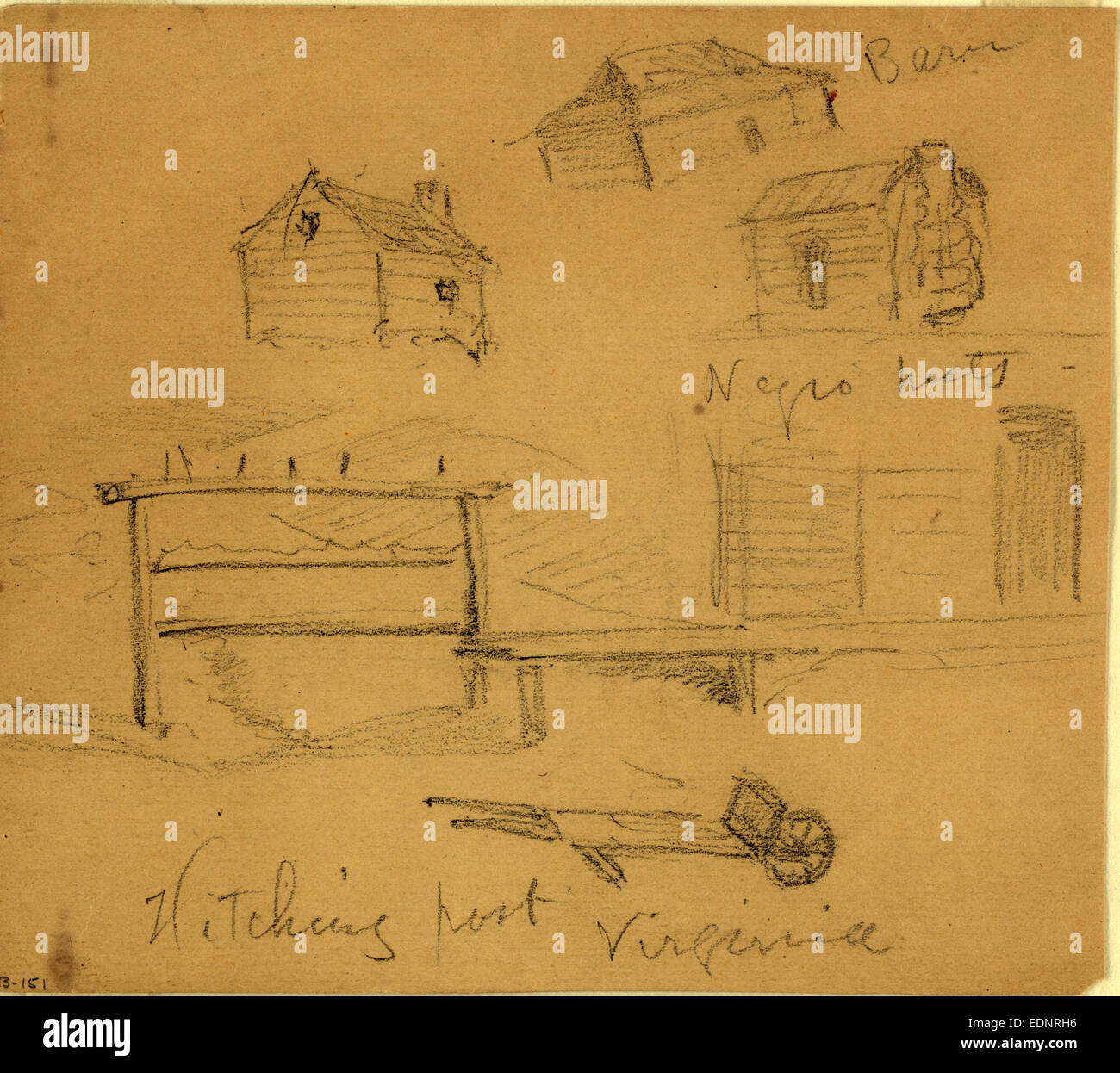 Virginia drawing hi-res stock photography and images - Alamy