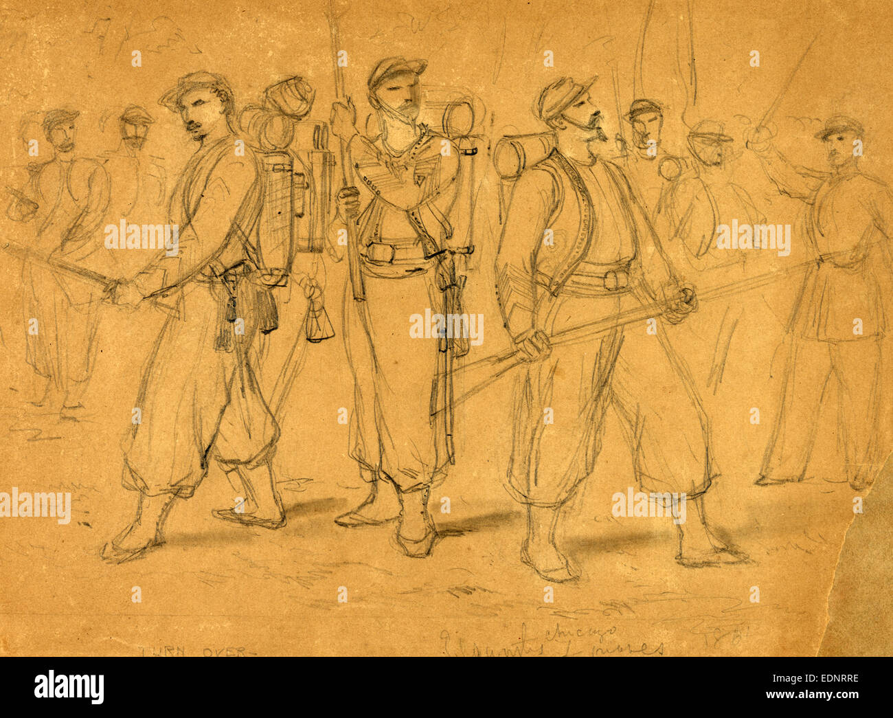 Chicago zouaves hi-res stock photography and images - Alamy