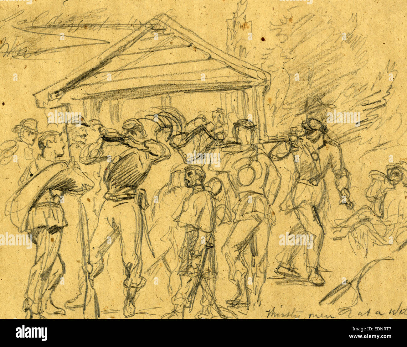 1860 drawing us hi-res stock photography and images - Alamy