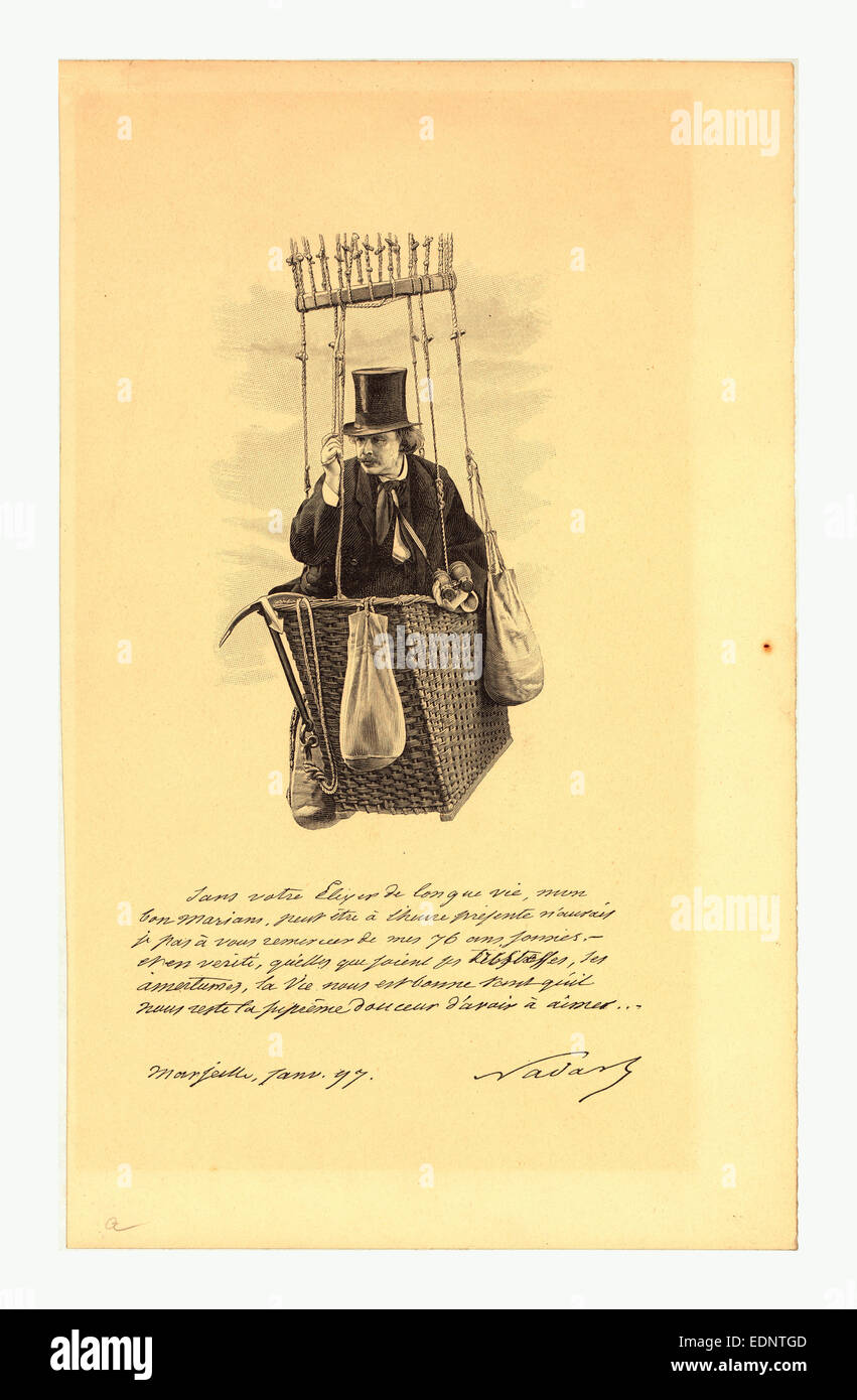 Nadar balloon hi-res stock photography and images - Alamy