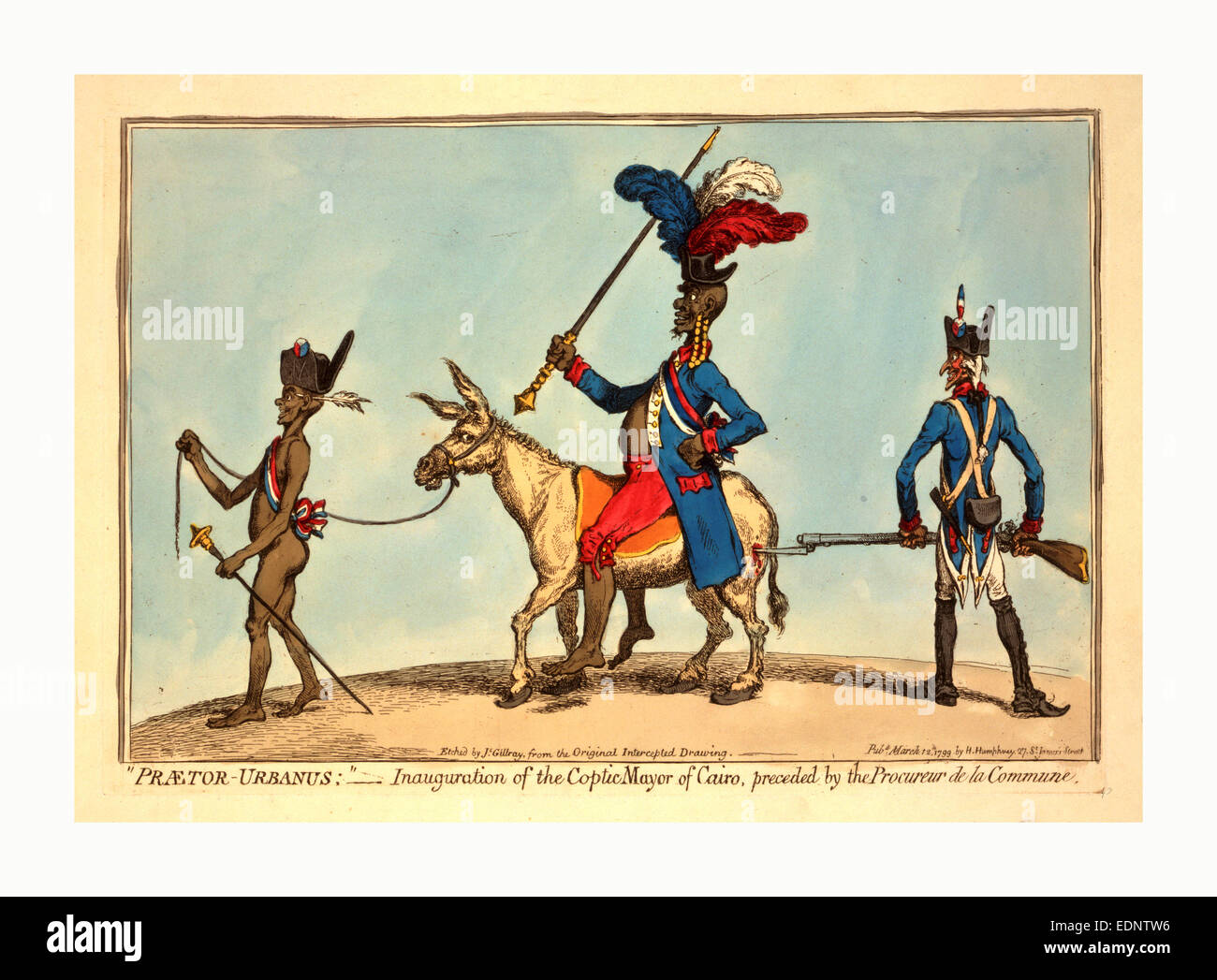 Praetor-Urbanus, Inauguration of the Coptic Mayor of Cairo, preceded by ...