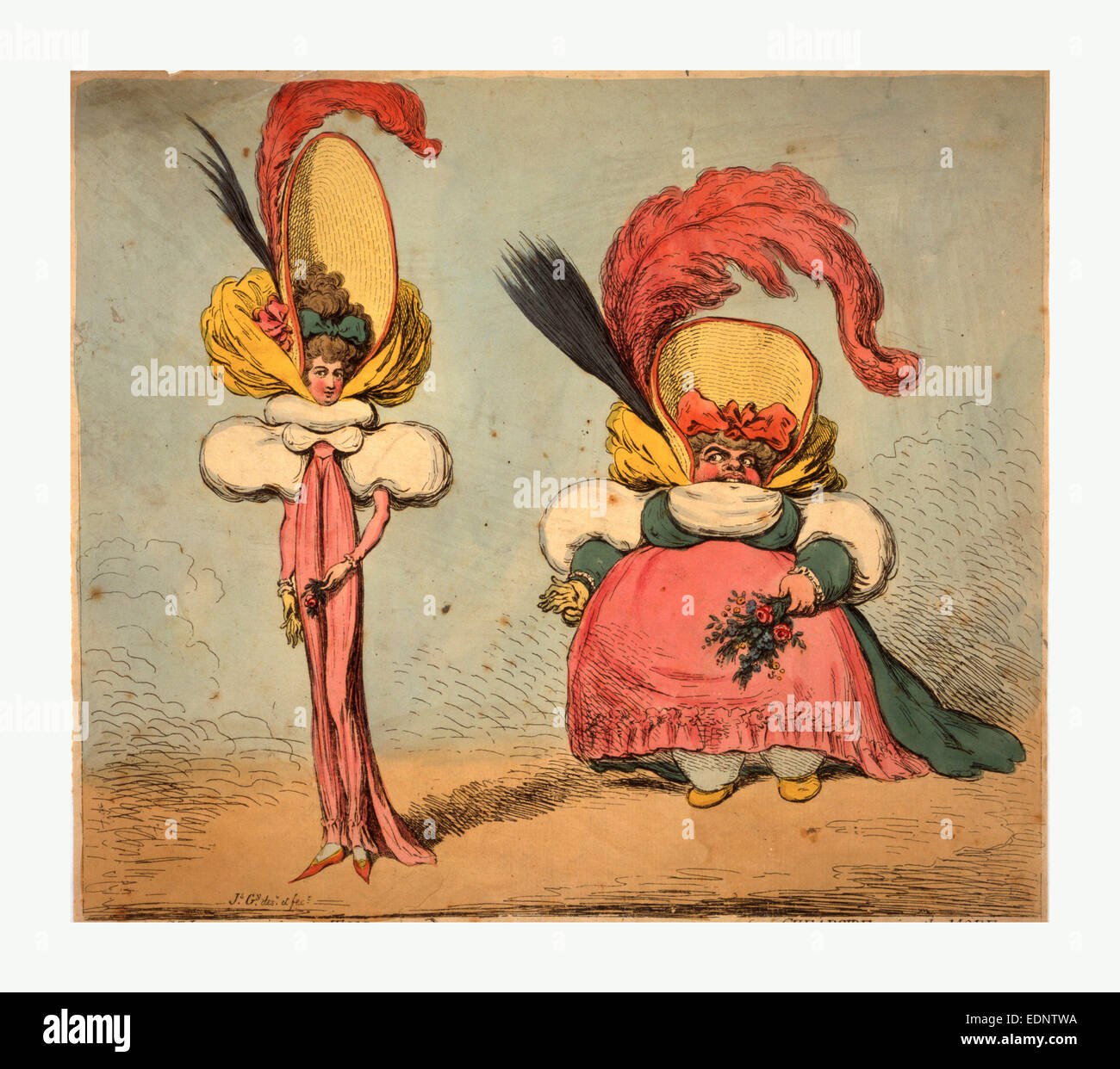 Following the fashion, Gillray, James, 1756-1815, artist, engraving ...