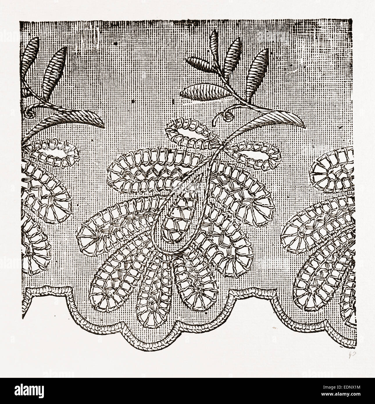 Embroidered edging hi-res stock photography and images - Alamy