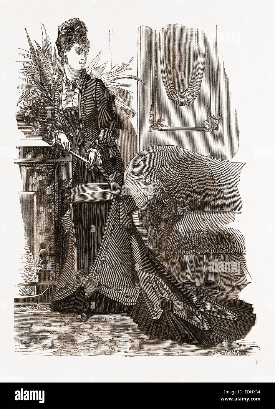 NEW MODEL OF PRINCESS ROBE, 19th CENTURY FASHION Stock Photo - Alamy