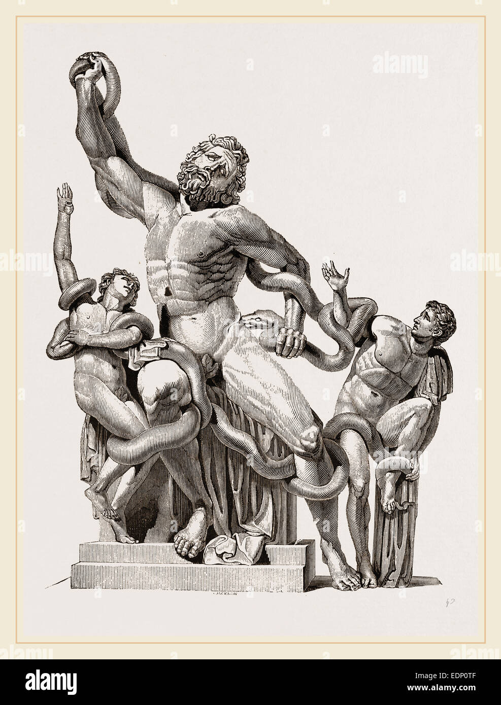 Laocoon in-thecoils of snakes Stock Photo - Alamy