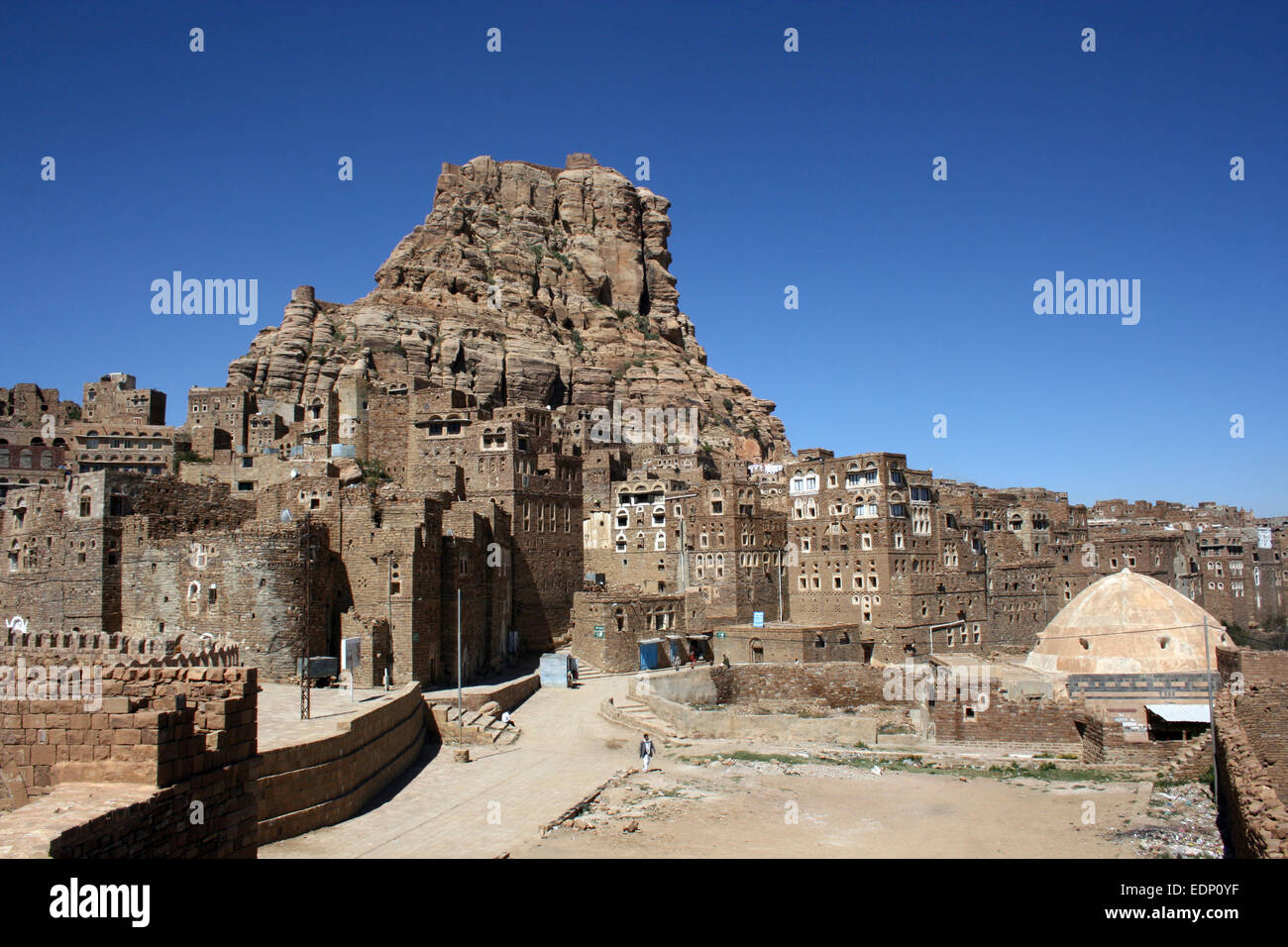 The village of Thula, northwest of Sanaa, Yemen Stock Photo - Alamy