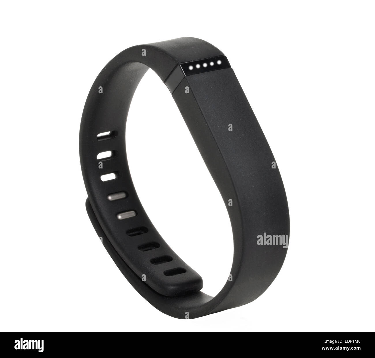 Activity fitness tracker on white background Stock Photo - Alamy