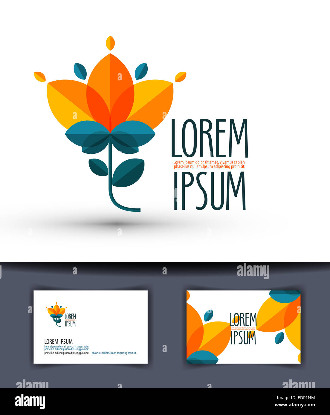 Flower logo icon symbol hi-res stock photography and images - Alamy