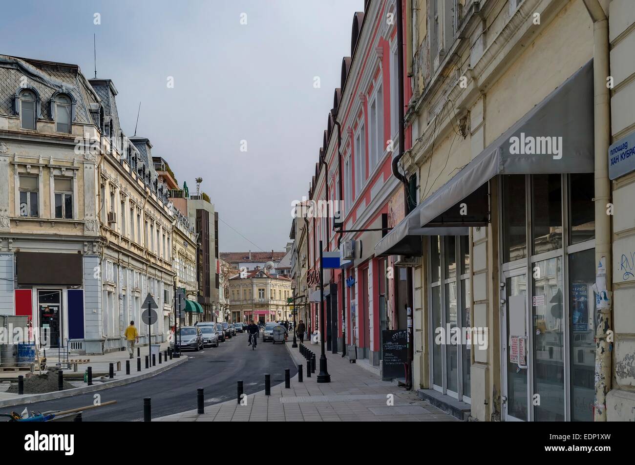Renovated street hi-res stock photography and images - Alamy