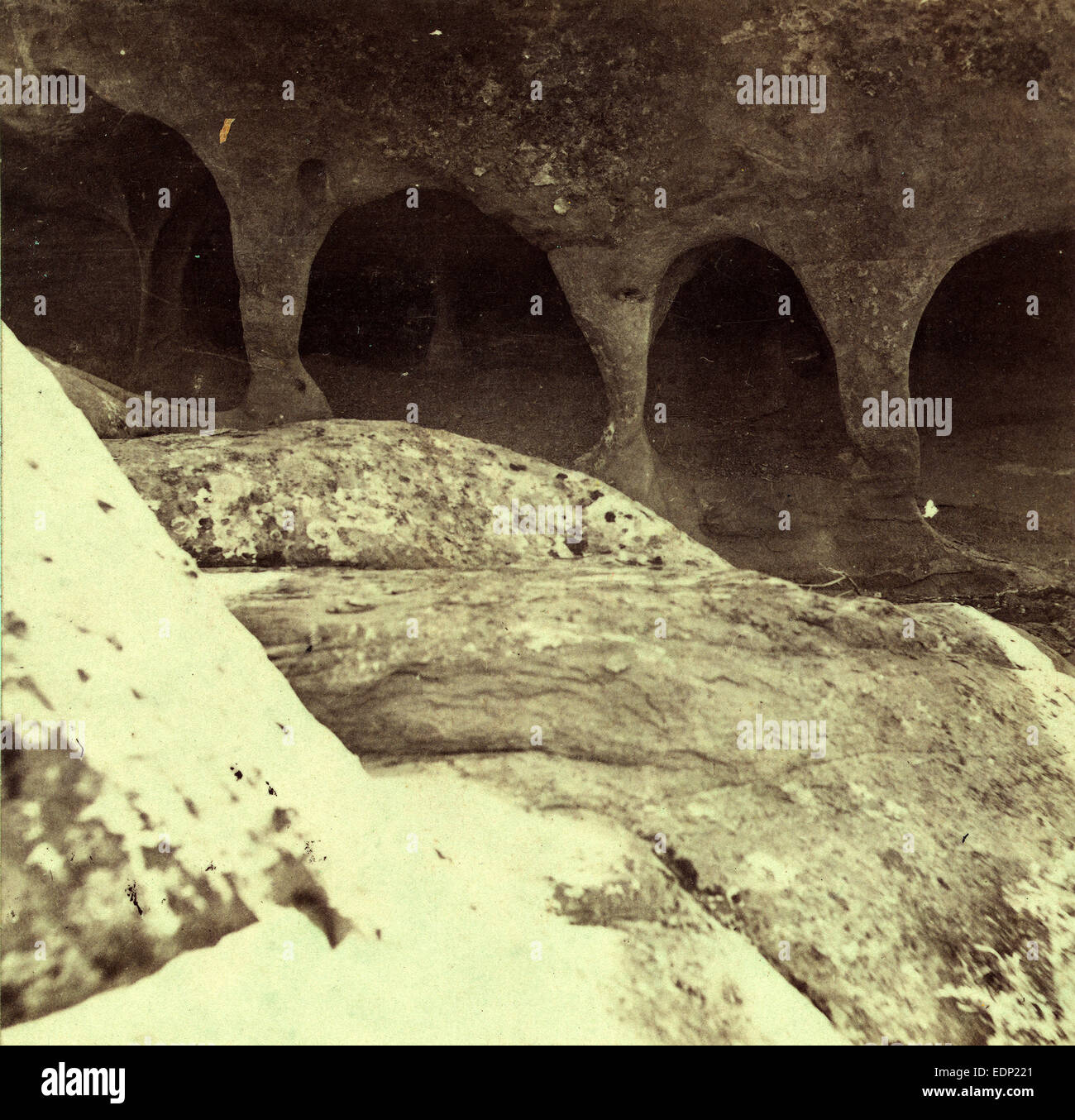 Water washed Caves of the Fairies, Point of Rocks, Frederick County ...