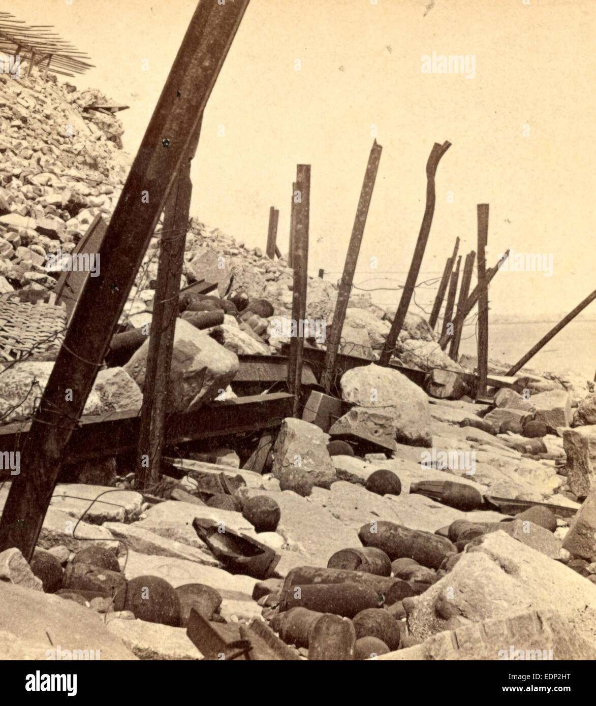 Sea face of Fort Sumpter (i.e. Sumter) Fort Sumter is a Third System ...