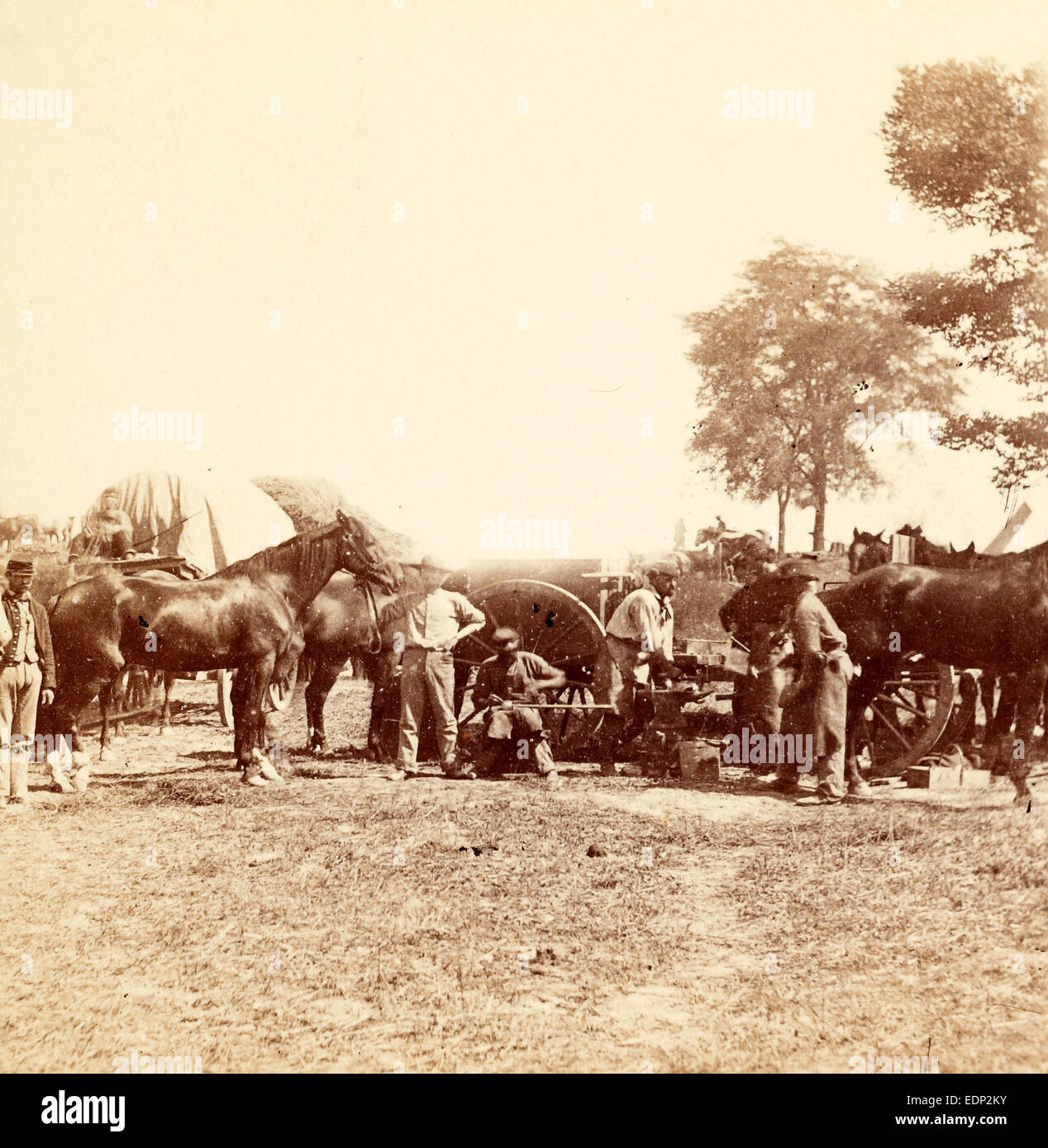 Army blacksmith and forge hi-res stock photography and images - Alamy