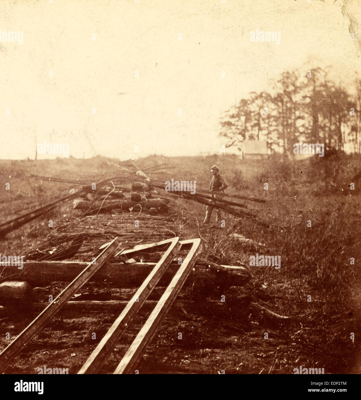 How Sherman's boys fixed the railroad, US, USA, America, Vintage ...