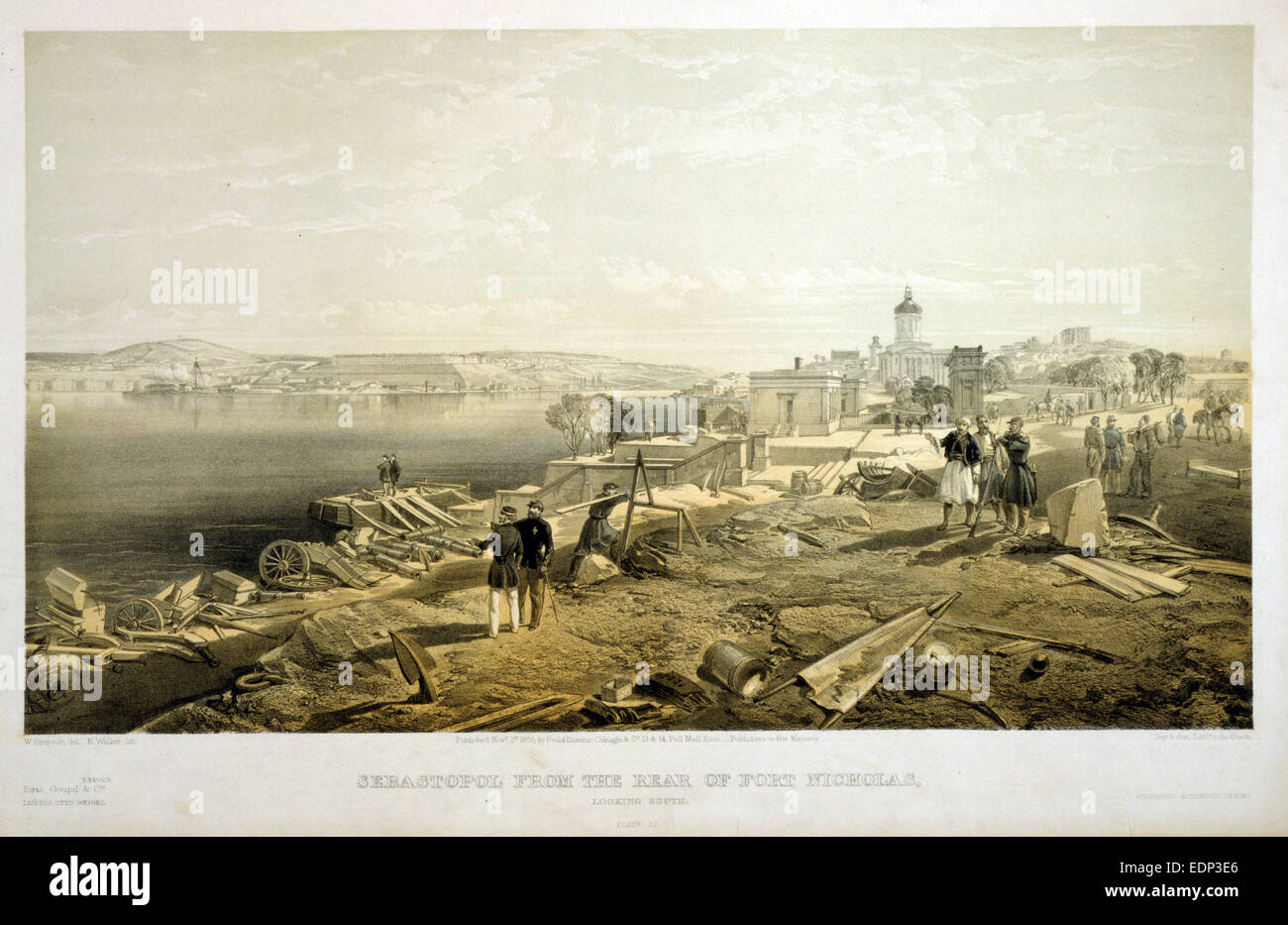 Sebastopol from the rear of Fort Nicholas, looking south / W. Simpson ...