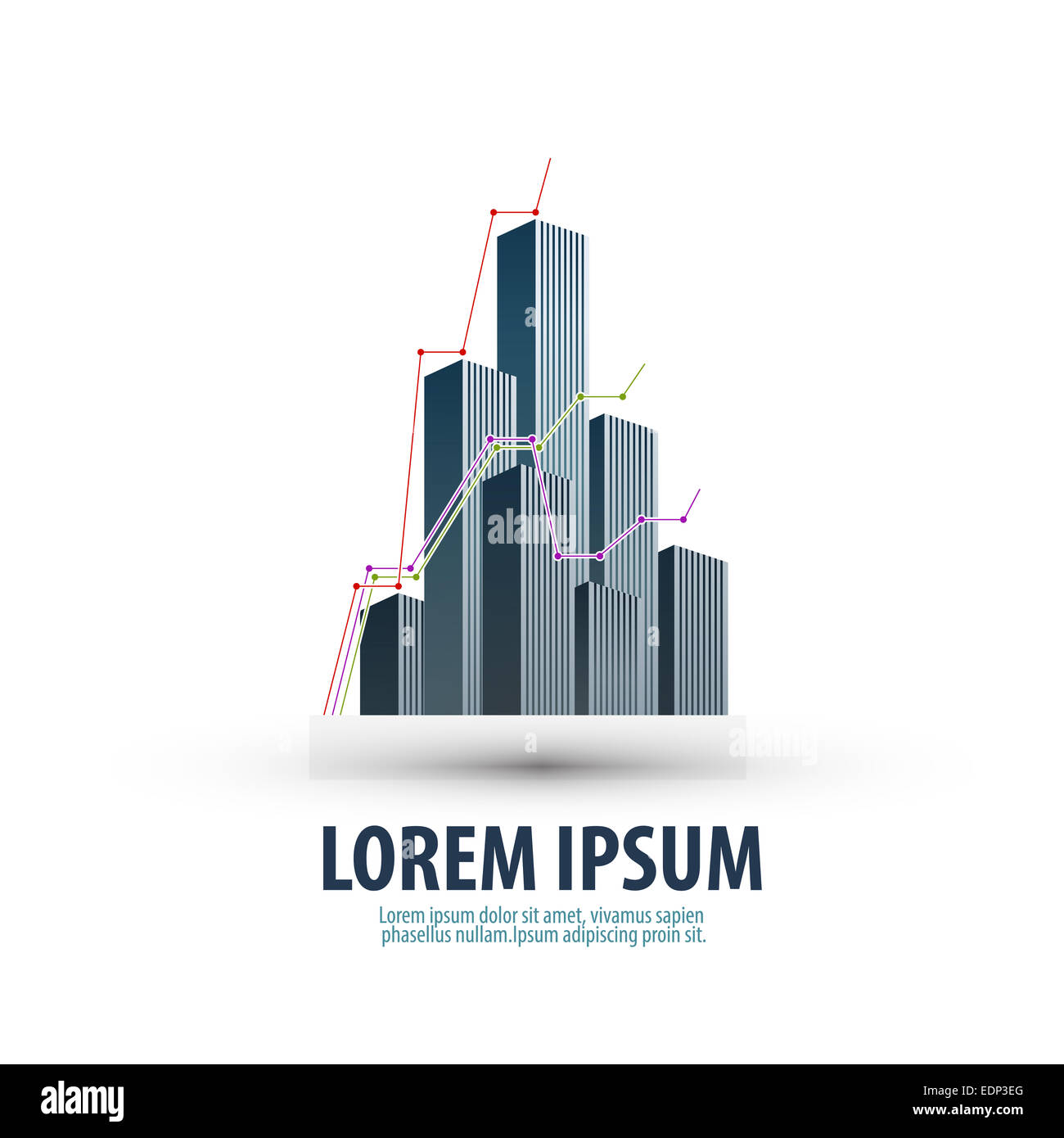 Business stock market logo Cut Out Stock Images & Pictures - Alamy